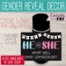 Bowties or Bows Gender Reveal Silly String Label Printable - Etsy