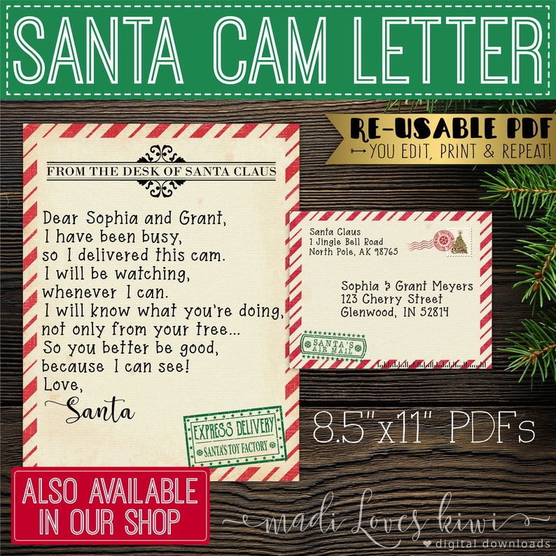 2 Mini Christmas Gift Tags Printable Reusable Holiday - Etsy