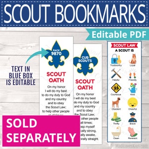 Printable Cub Scout Den Birthday Tracker, Editable Pack Leader Meeting ...