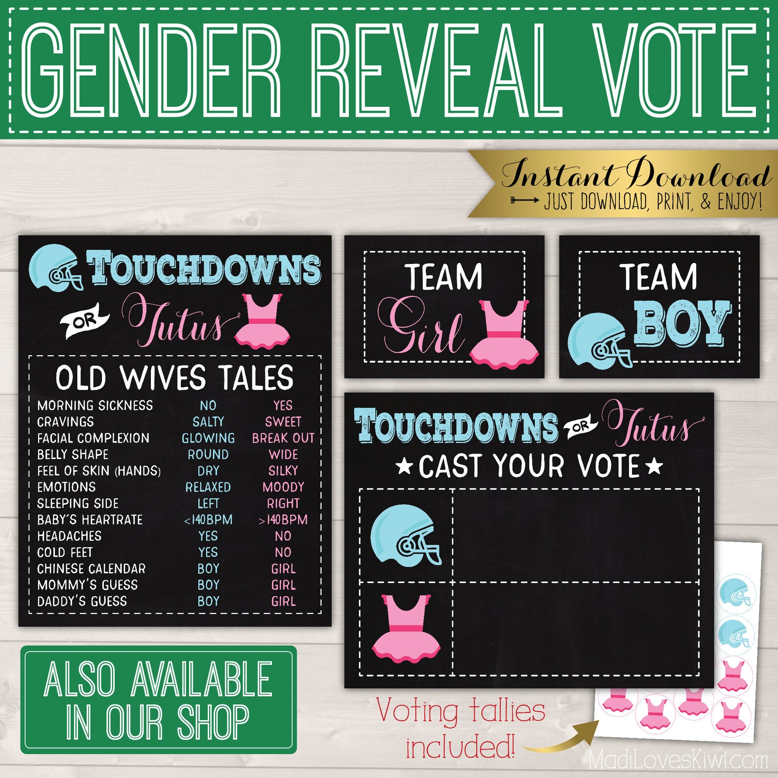 Printable Witch or Wizard Gender Reveal Banner Green Purple - Etsy