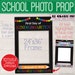 1st Day of School Sign Reusable Photo Prop Frame, Printable First ...