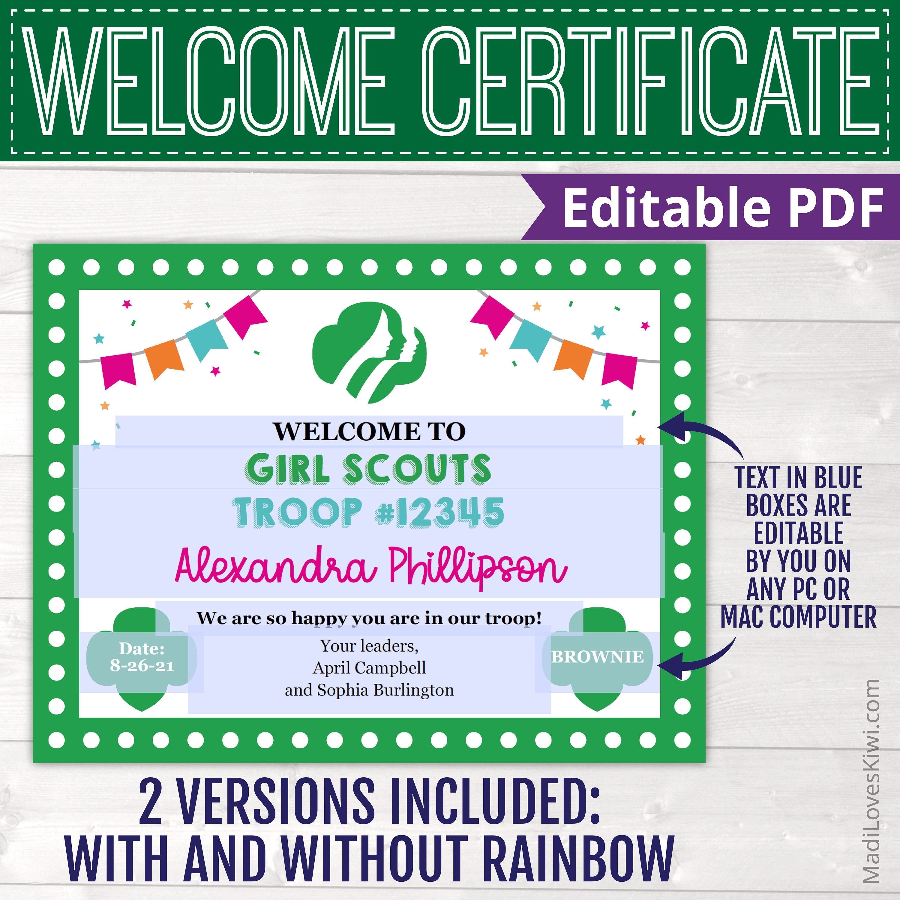 Welcome Certificate Templates