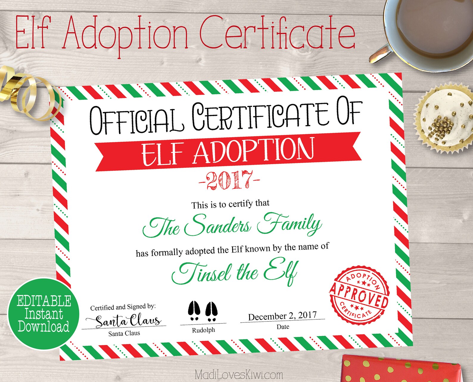 Printable Elf Prop Set Mini Christmas Welcome Letter - Etsy