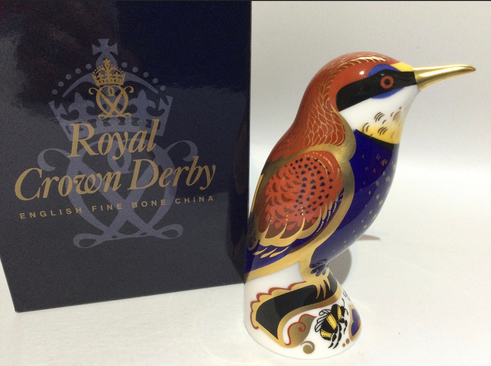 BOXED Royal Crown Derby BEE EATER Paperweight - Etsy