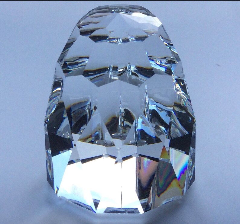 BOXED Swarovski Crystal Small FALCON HEAD #013892 - Etsy