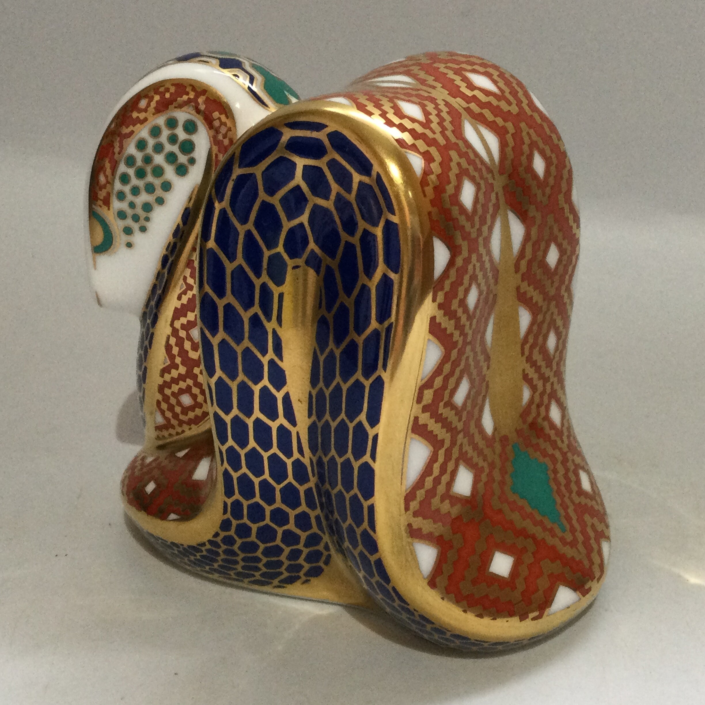 BOXED Royal Crown Derby SNAKE Paperweight - Etsy