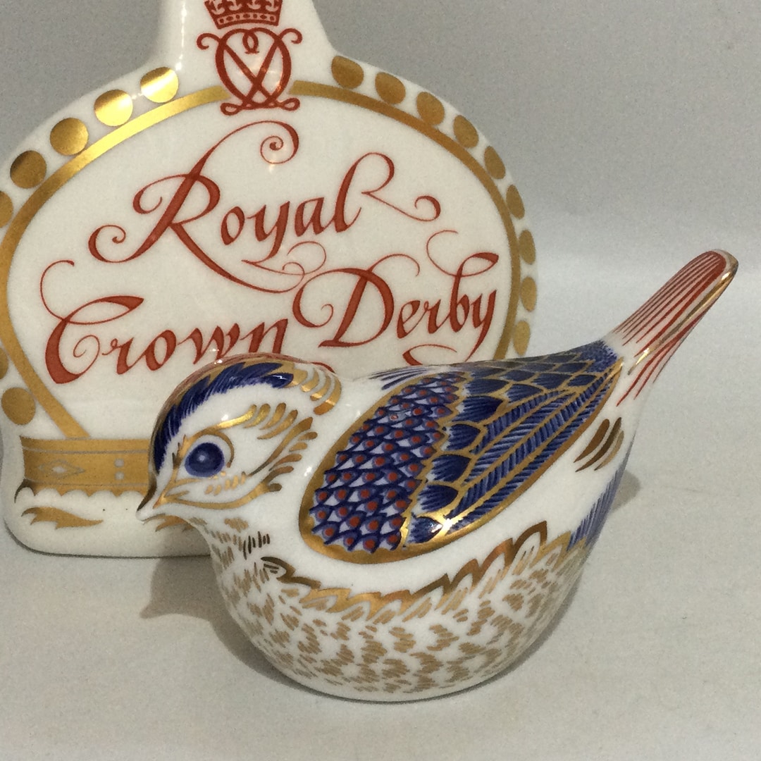 Royal Crown Derby GOLDCREST Paperweight - Etsy