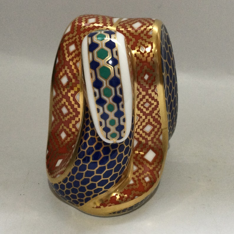 BOXED Royal Crown Derby SNAKE Paperweight - Etsy
