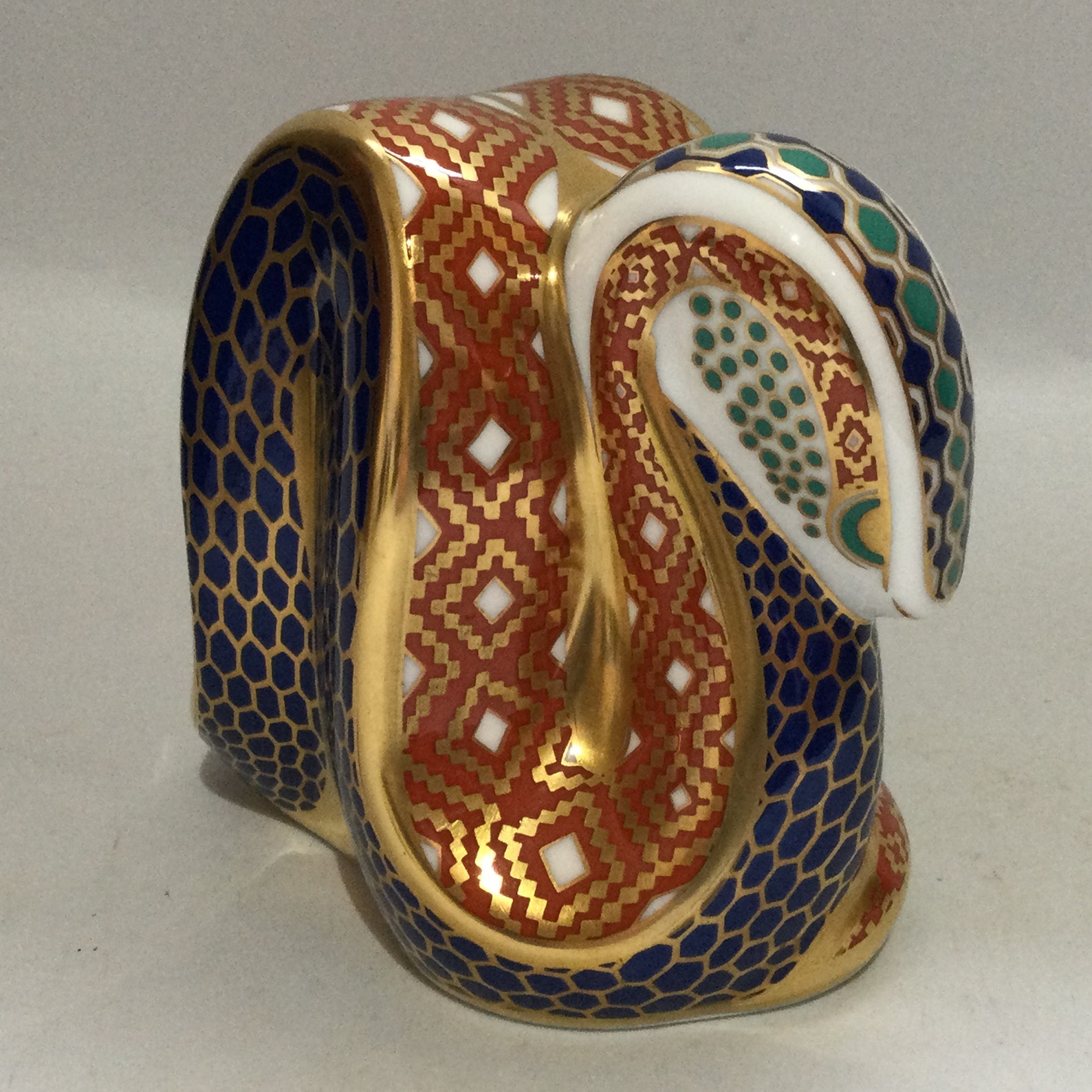 BOXED Royal Crown Derby SNAKE Paperweight - Etsy