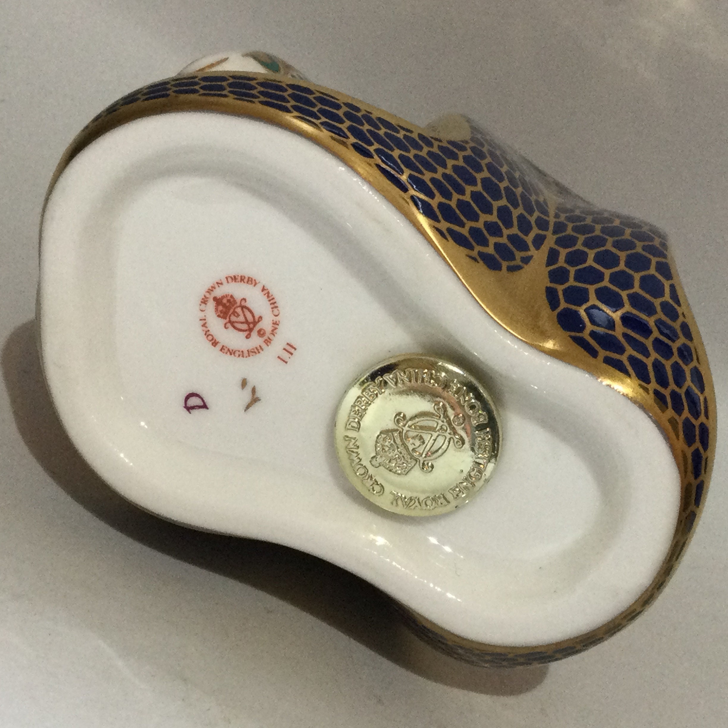 BOXED Royal Crown Derby SNAKE Paperweight - Etsy