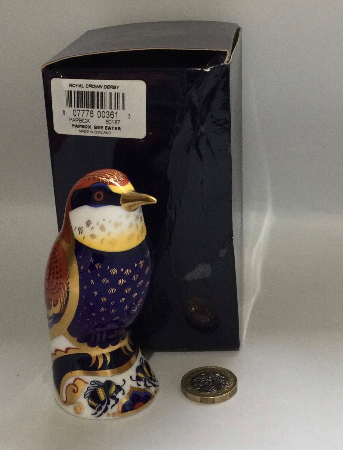 BOXED Royal Crown Derby BEE EATER Paperweight - Etsy