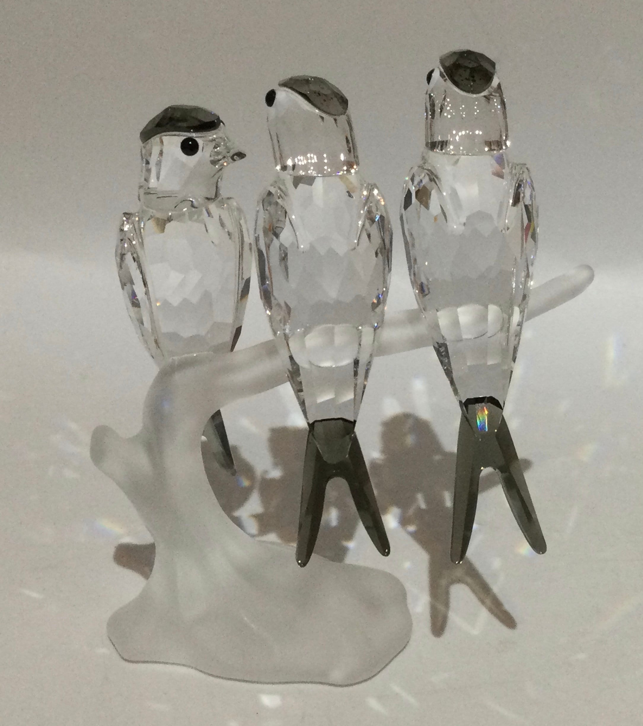 BOXED Swarovski Crystal SWALLOWS 892039 - Etsy