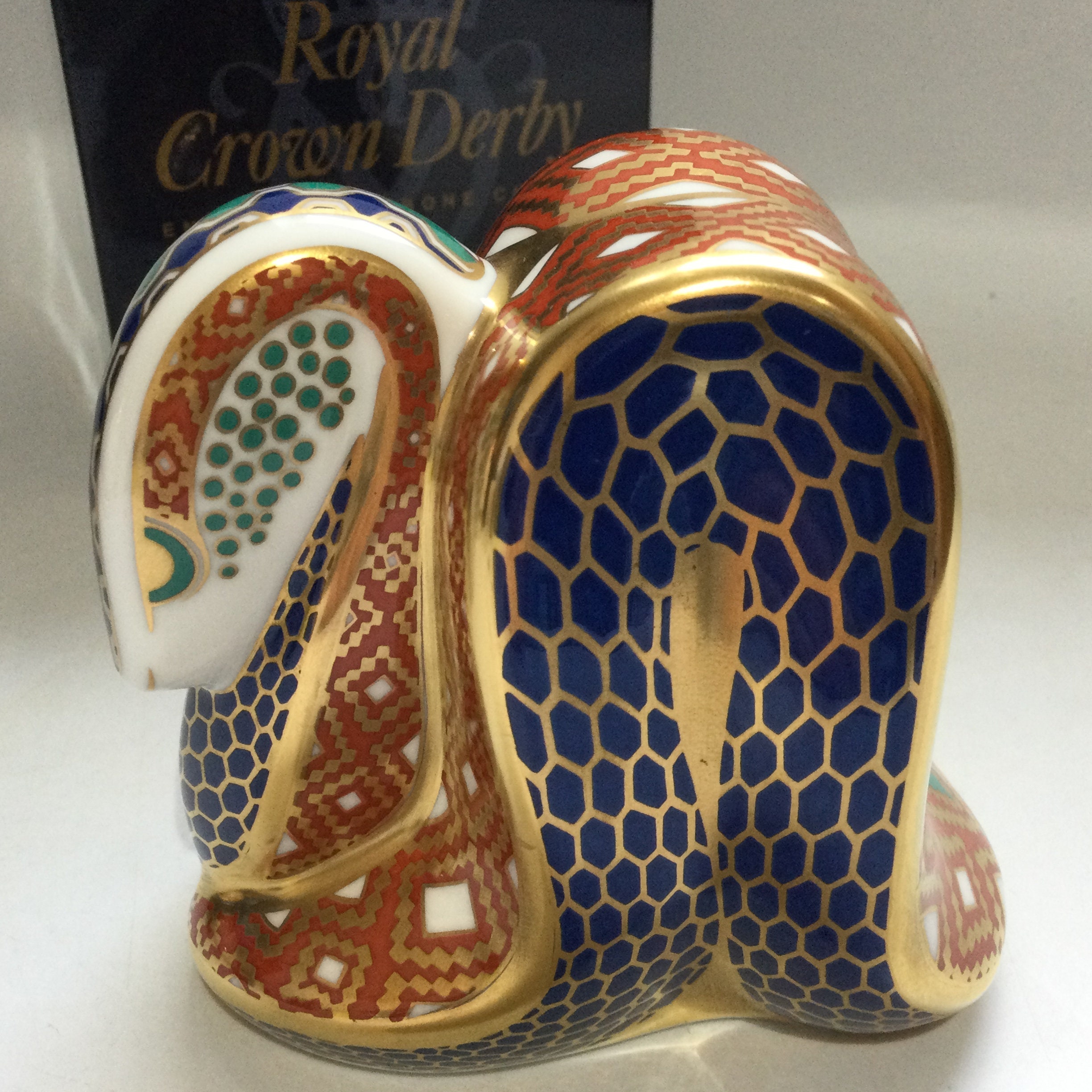 BOXED Royal Crown Derby SNAKE Paperweight - Etsy