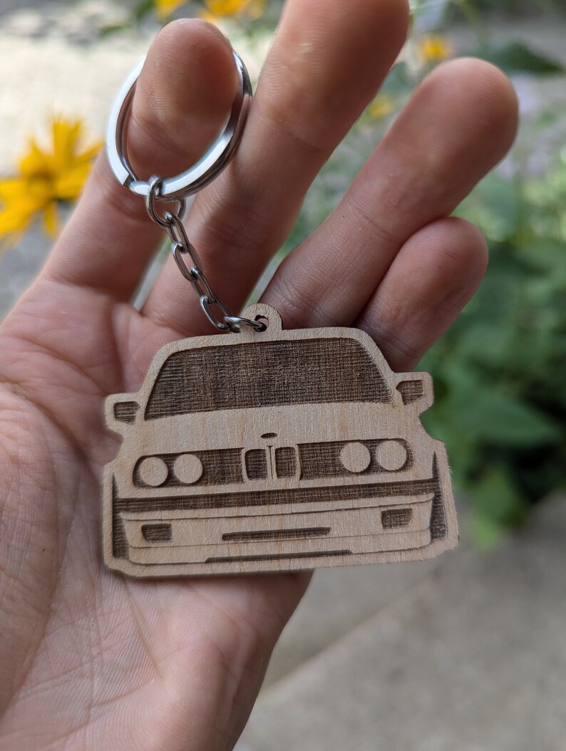Classic E30 Inspired Keychain Perfect Gift for Car Enthusiasts Durable ...