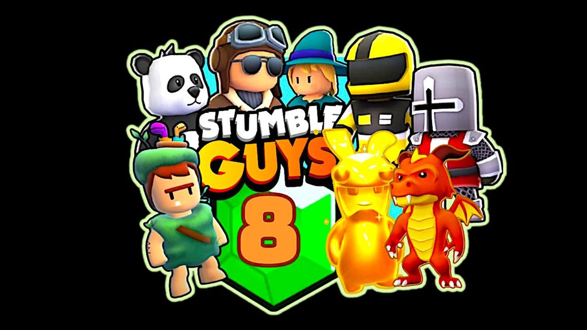 TOPPER FOR CAKE. Stumble Guys Cake Topper. Cupcake Toppers Digital File ...