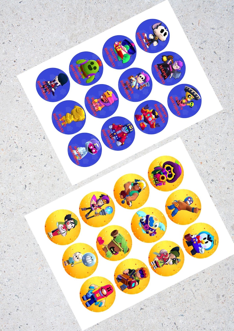 Cupcake Toppers. Cake Topper Brawl. - Etsy