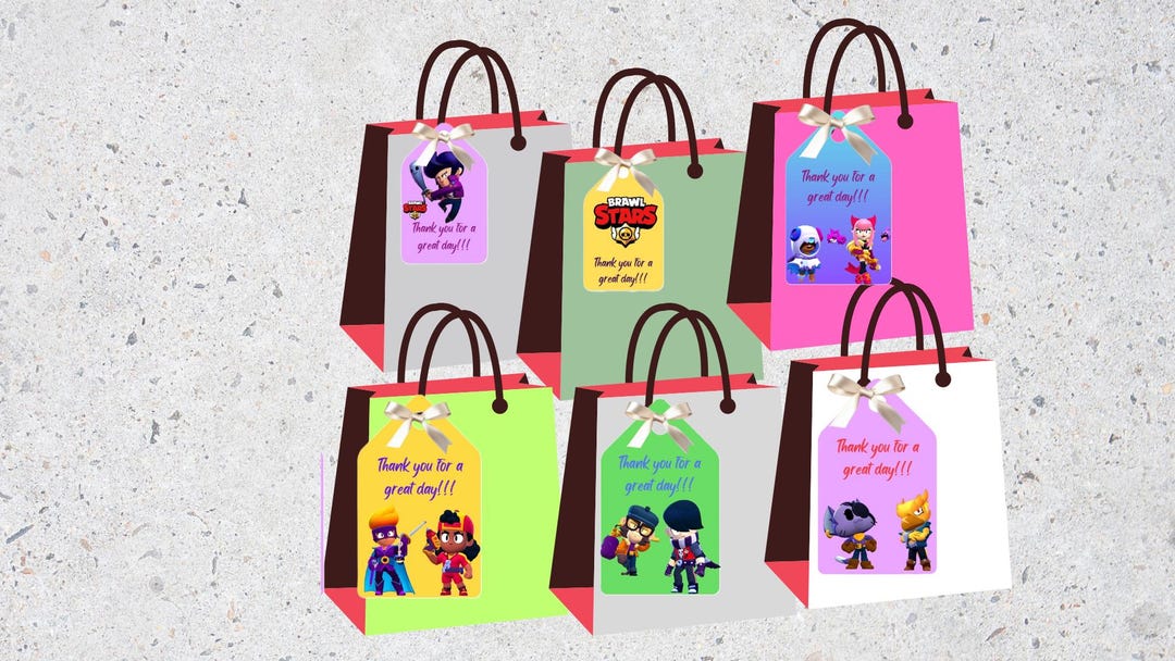 Gift Tags Brawl Stars. Digital File - Etsy
