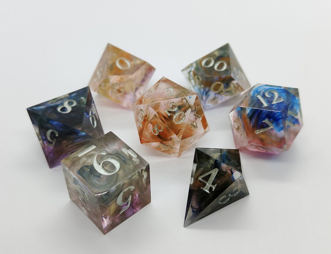Sorcerous Burst Handmade Sharp Edge Dice Set Role Playing Games ...