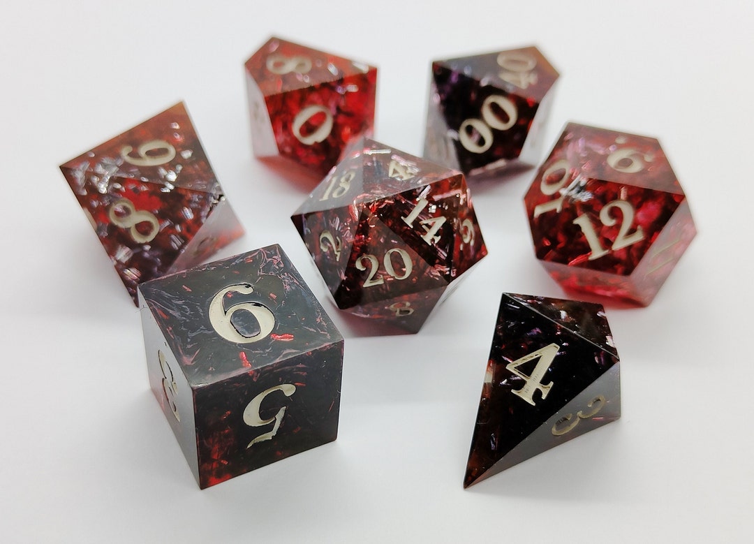 Oathbreaker Handmade Sharp Edge Dnd Dice Set Role Playing Games ...