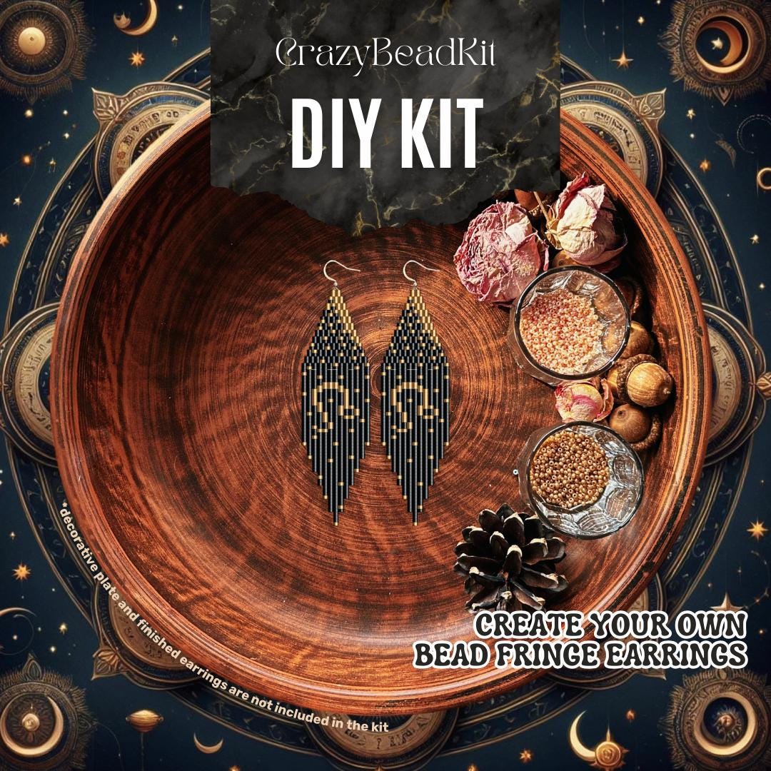 DIY Zodiac Sign Earrings Kit, Create Earrings With Your Zodiac Sign ...