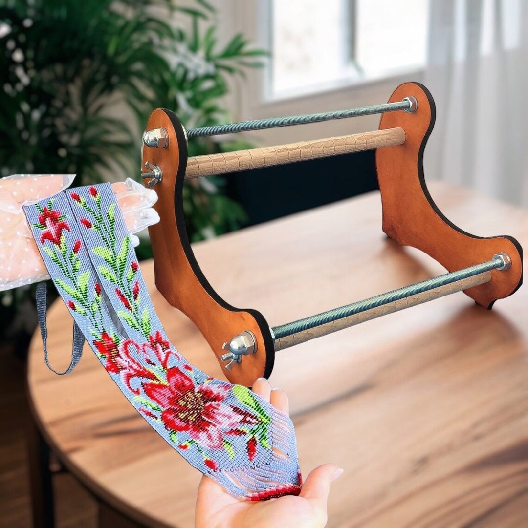 Bead Weaving Loom for Bracelets Necklaces, Beading Loom Wooden Frame ...