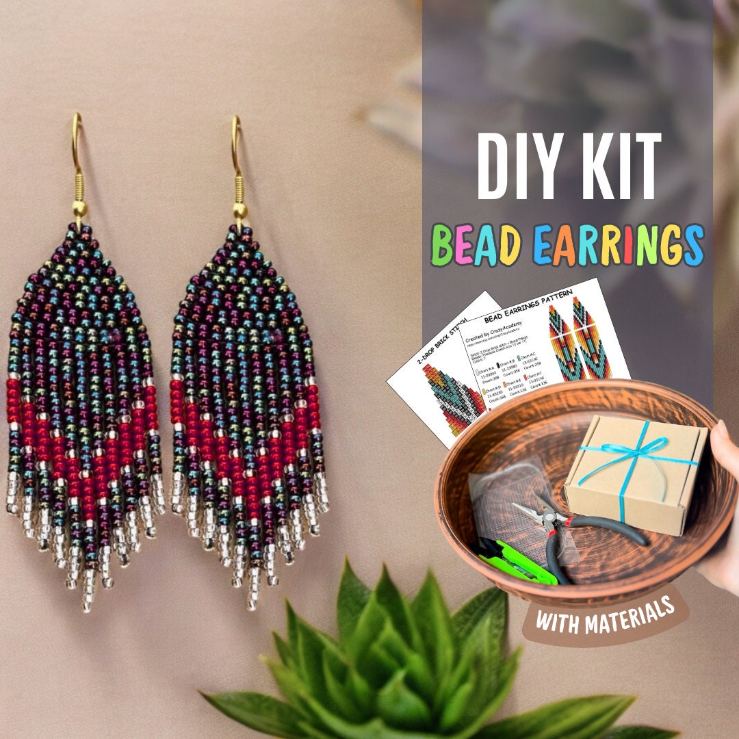 DIY Bead Craft Kit for Beginners, Diy Kit Adults Jewelry Making Bead ...