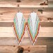 PDF White Tribal Beaded Earrings Pattern, for Beginner Pattern Native ...