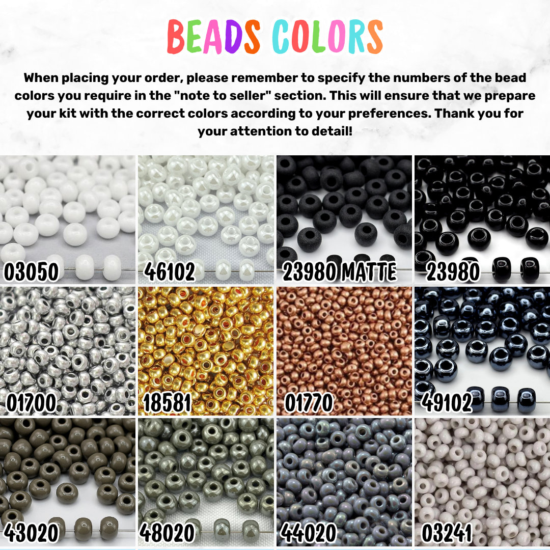 100 Popular Colors Preciosa Seed Beads Size 10/0 Czech Rocailles for ...