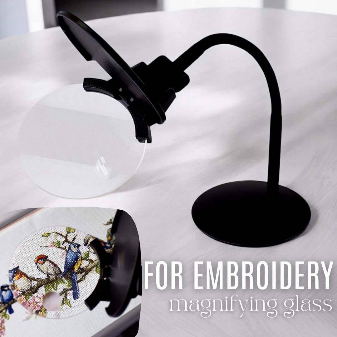 Magnifying Glass for Embroidery, Cross Stitch, Sewing, Book Reading ...