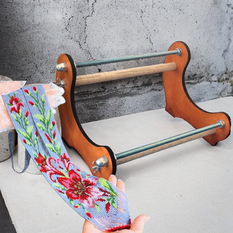 Bead Weaving Loom for Bracelets Necklaces, Beading Loom Wooden Frame ...