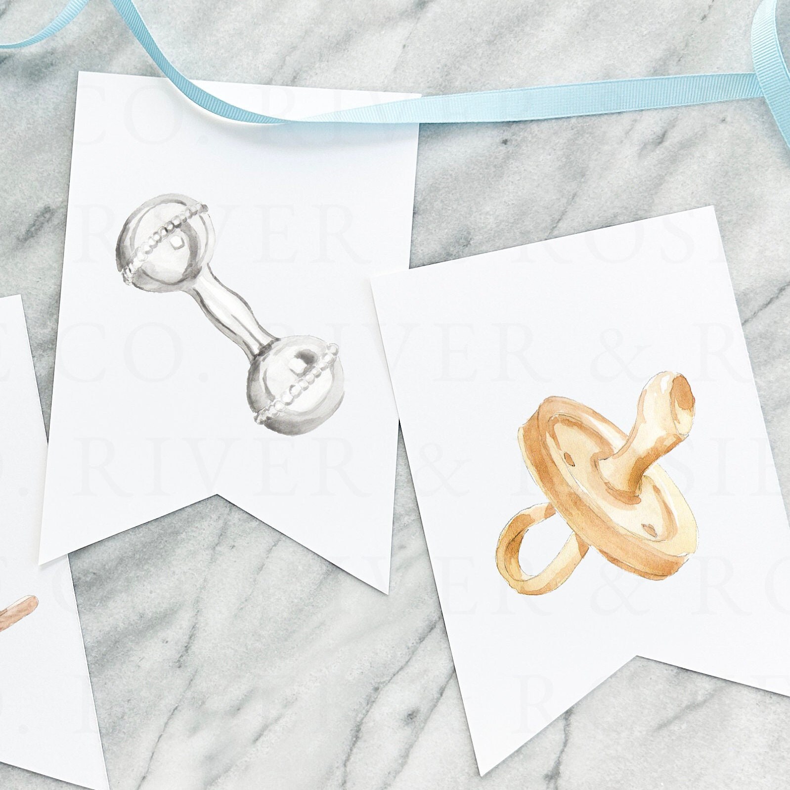 Printable Name Banner, Baby Name Banner, Baby Shower Pennant Banner ...