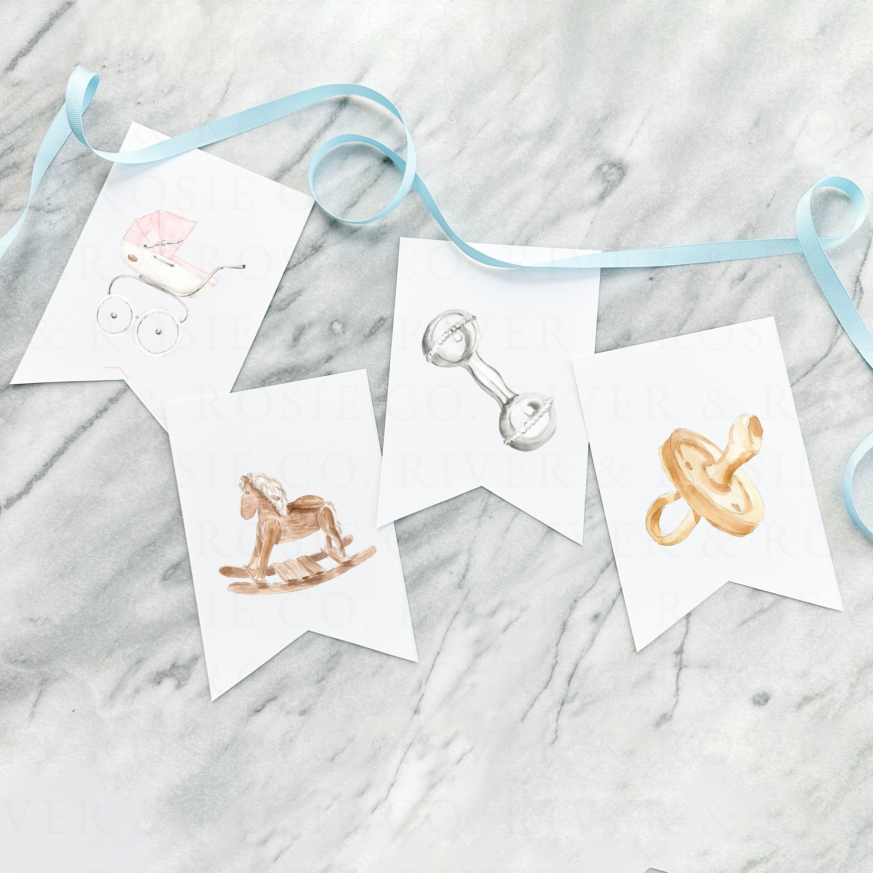 Printable Name Banner, Baby Name Banner, Baby Shower Pennant Banner ...