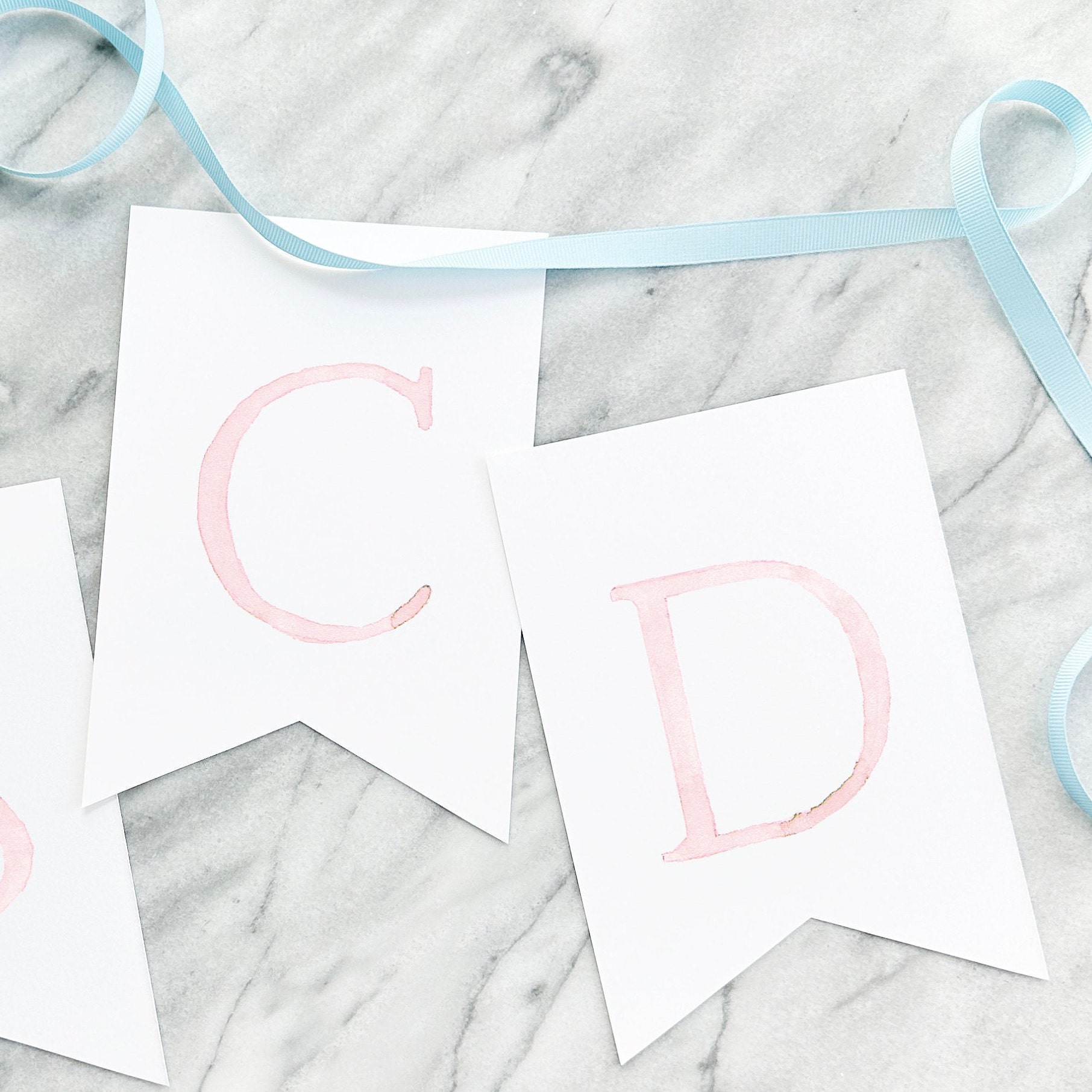 Printable Name Banner, Baby Name Banner, Baby Shower Pennant Banner ...