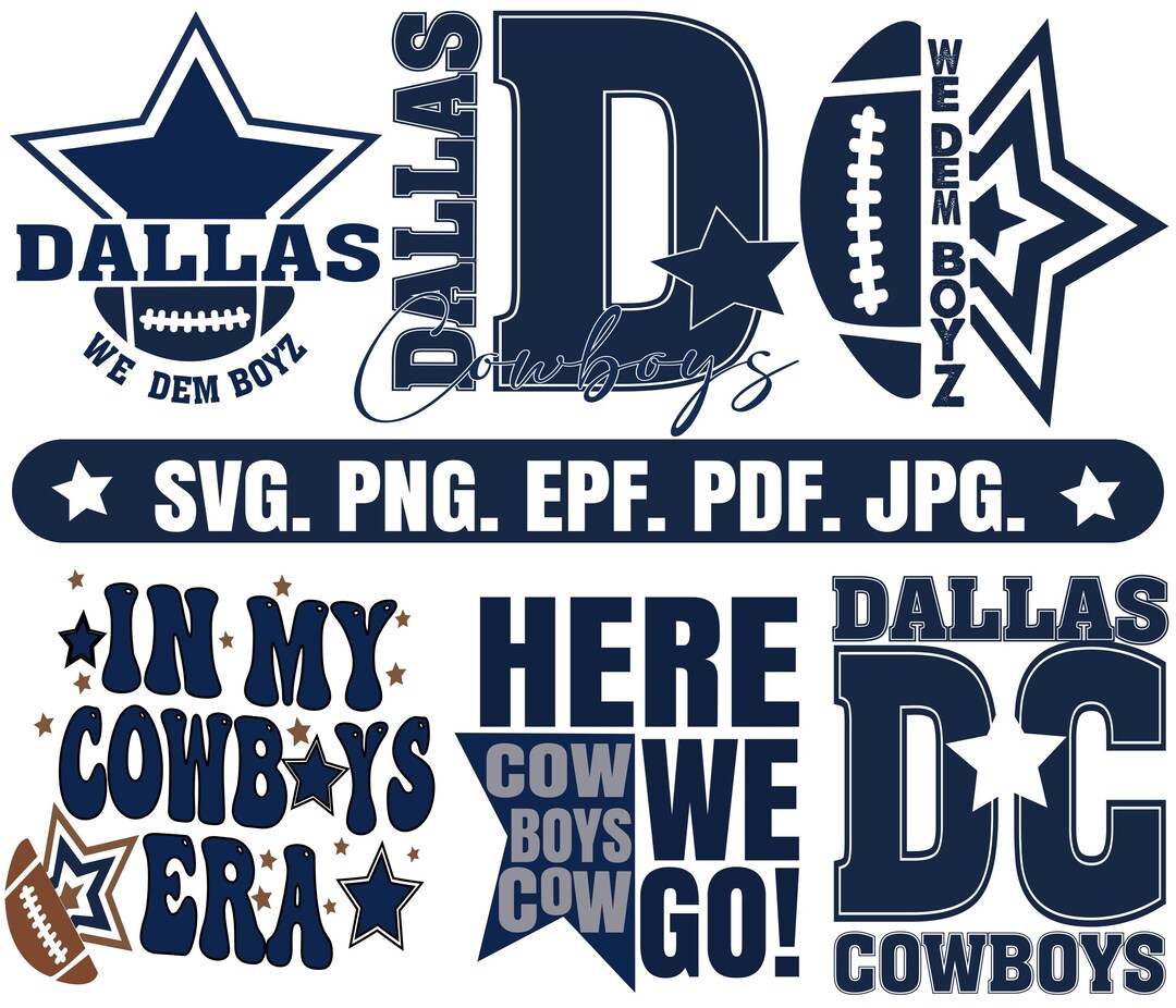 Dallas Cowboys SVG, Dallas Cowboys PNG, Cowboys Football Digital Art ...