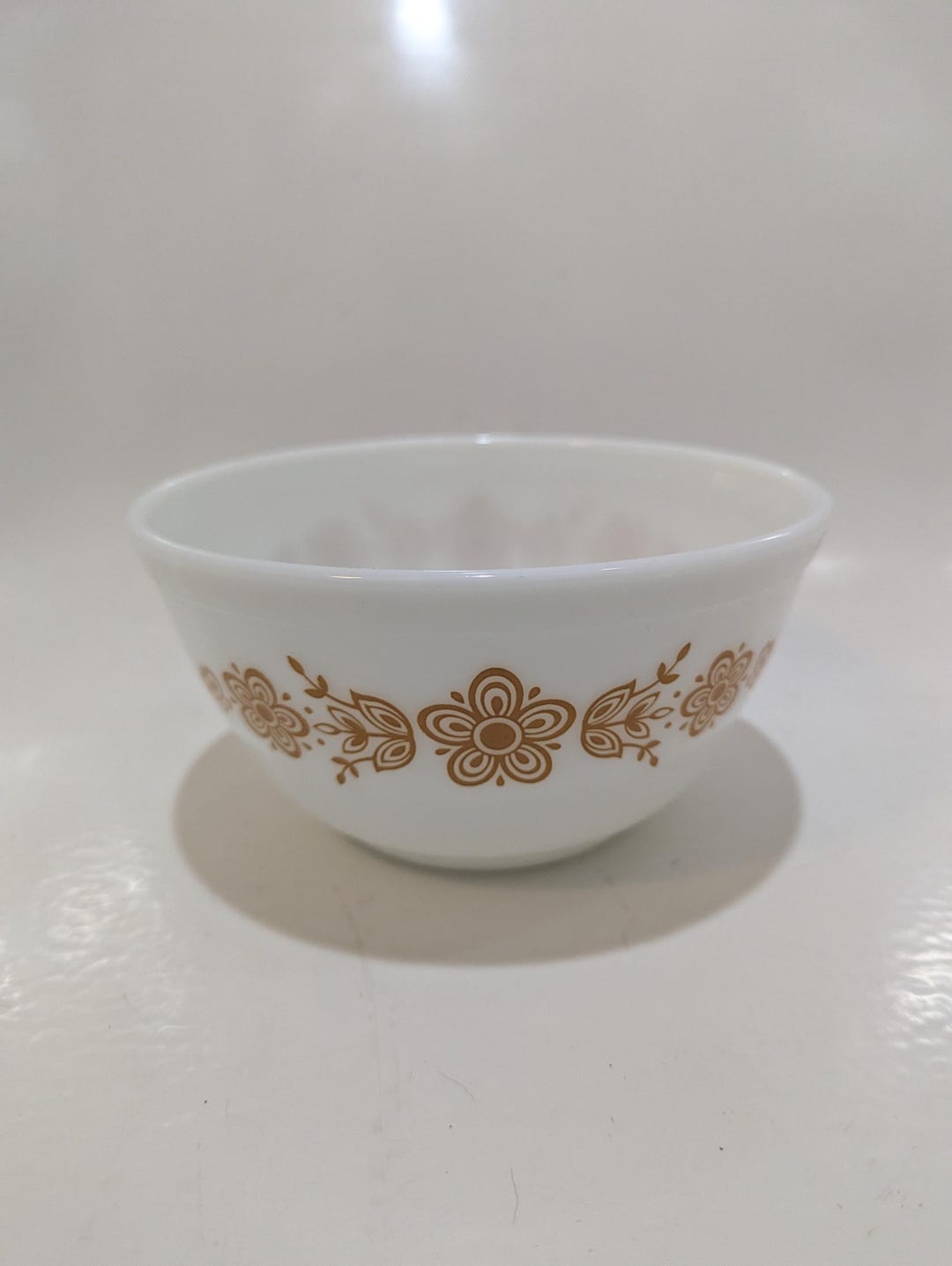 Pyrex 402 Butterfly Gold Bowl - Etsy