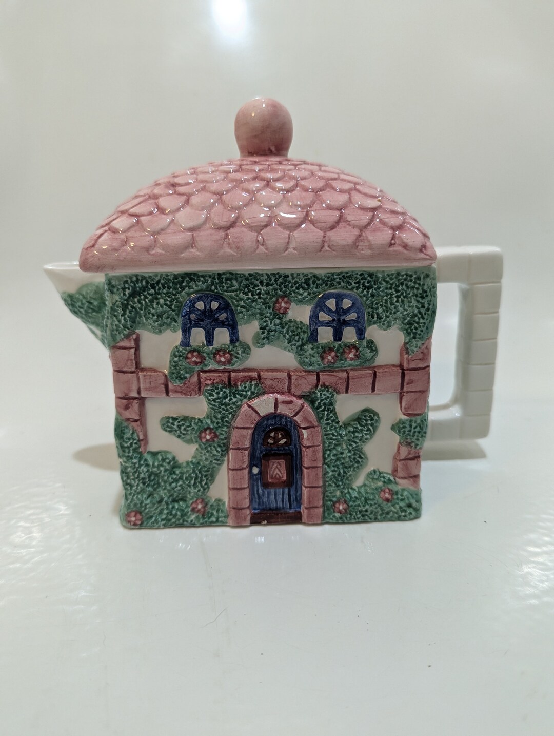 Vintage Avon Pink Cottage Teapot - Etsy