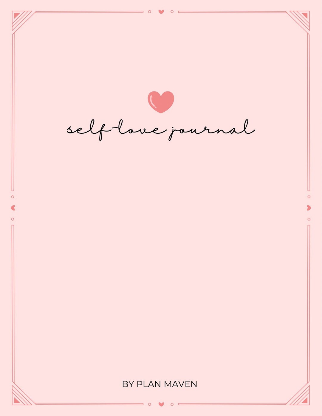 Self Love Digital Journal - Etsy