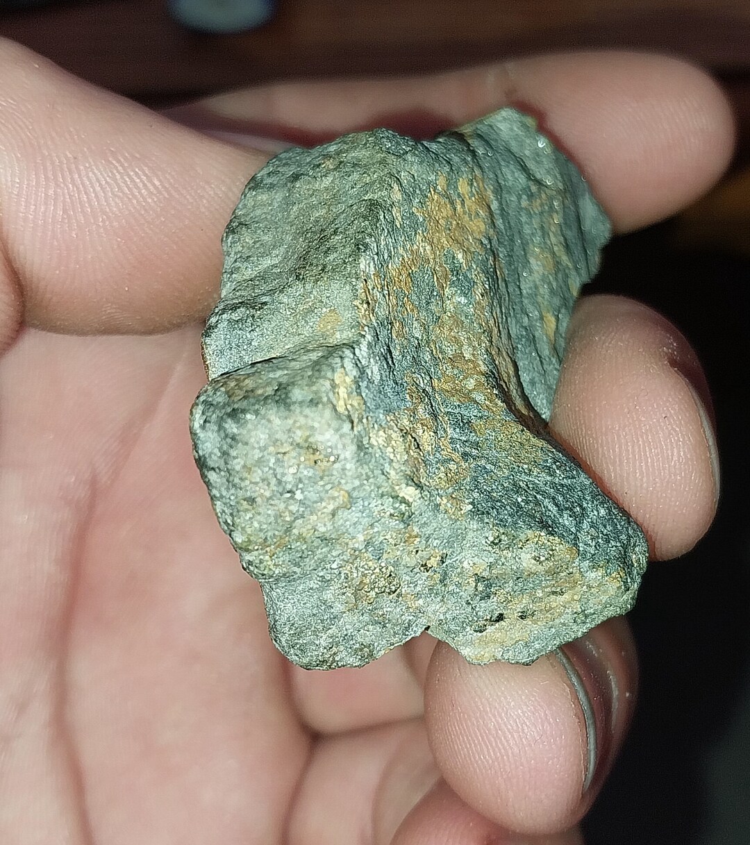 Native Gold With Blue Schist - Etsy