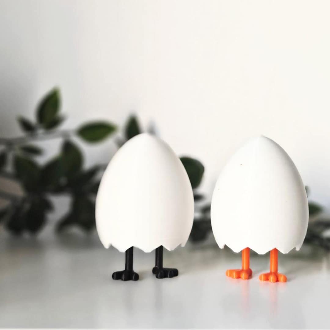 Easter Egg With Legs, Easter Decoration, Cracked Eggshell Spring Decor ...