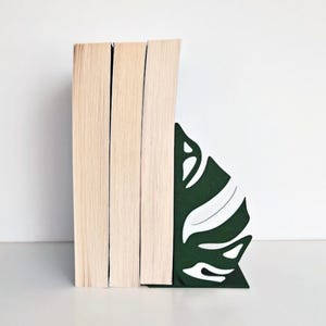 Monstera Bookends, Gift for Book Lovers, Monstera Deliciosa, Monstera ...