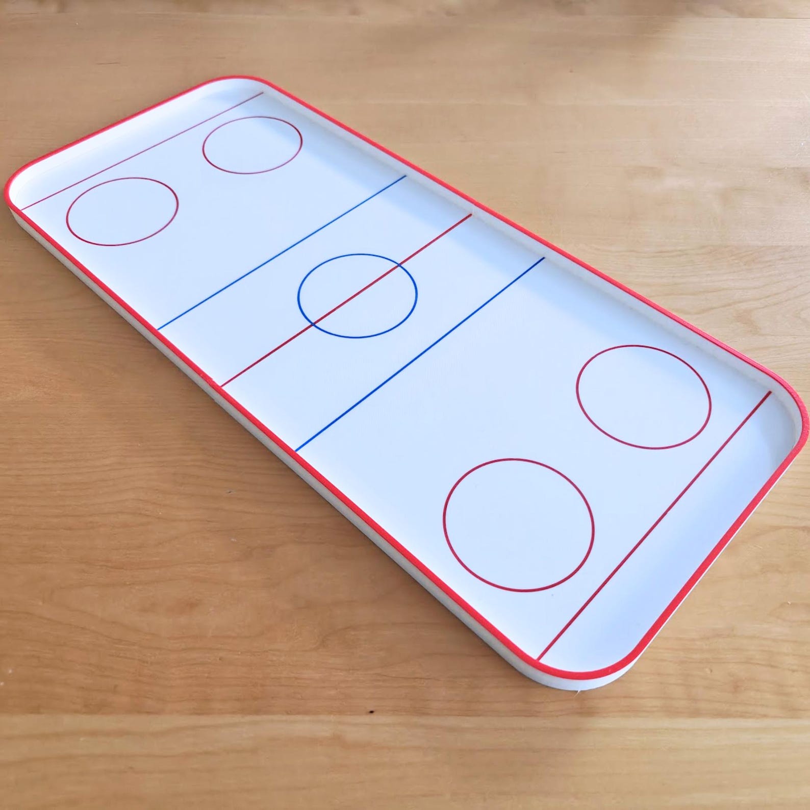 Miniature Hockey Field 1:140 Scale, 3D Printed Rink Model, Sports ...