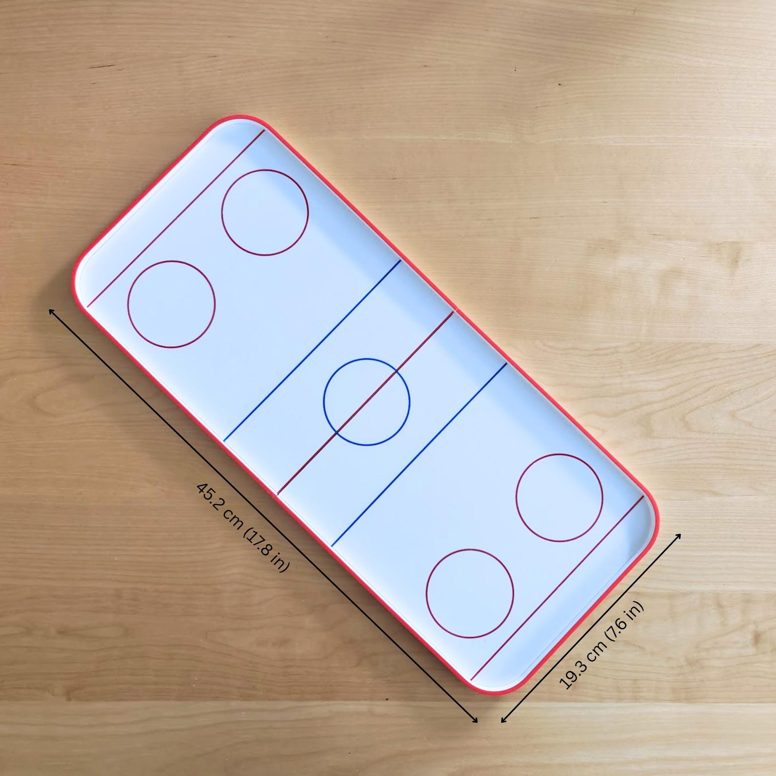 Miniature Hockey Field 1:140 Scale, 3D Printed Rink Model, Sports ...