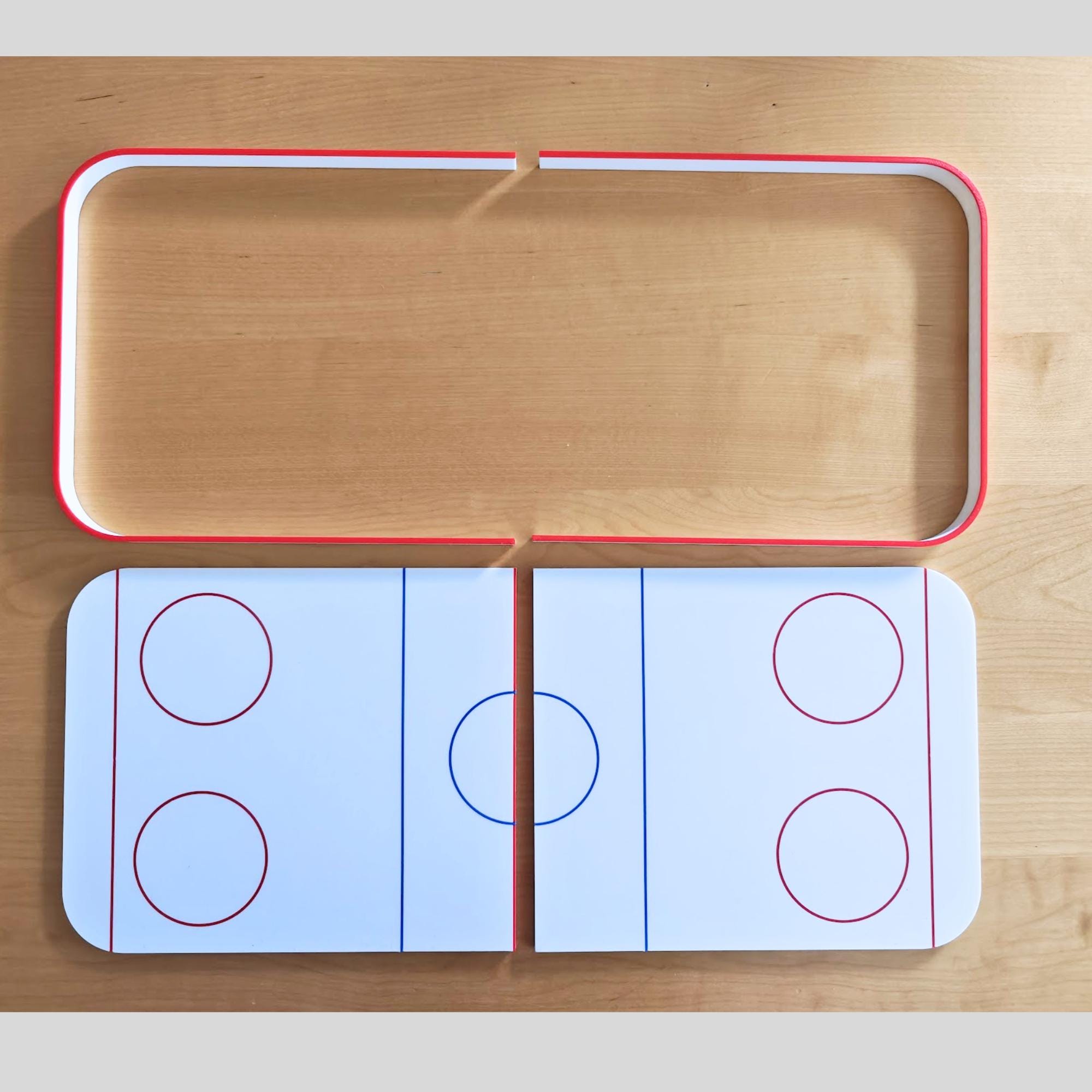 Miniature Hockey Field 1:140 Scale, 3D Printed Rink Model, Sports ...