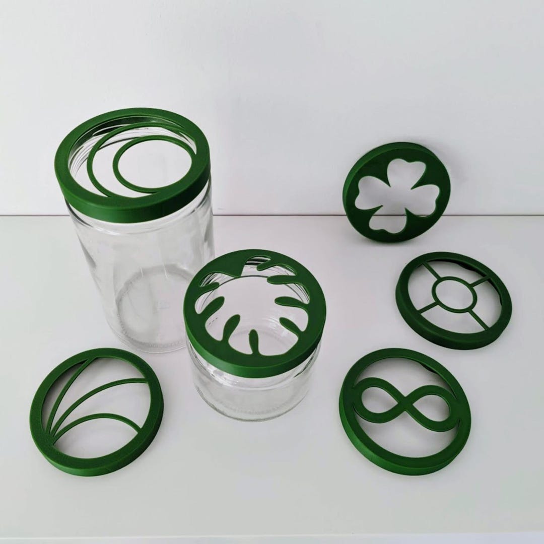 Jar Lid Propagation Topper, Cuttings Holder, Hydro Rooting Station ...