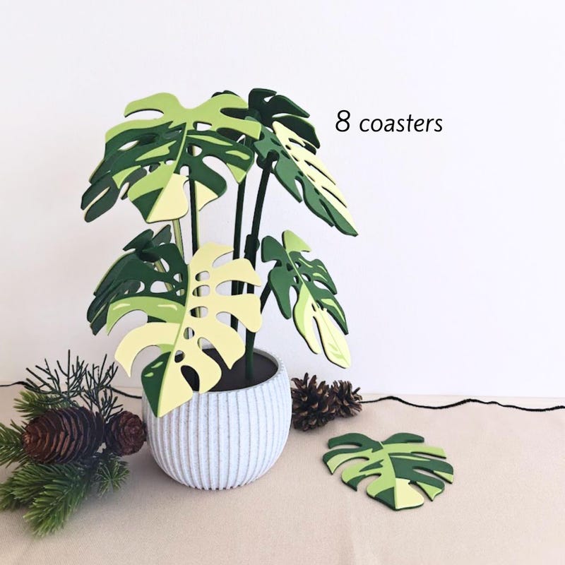 Large Tropical Coasters - Etsy