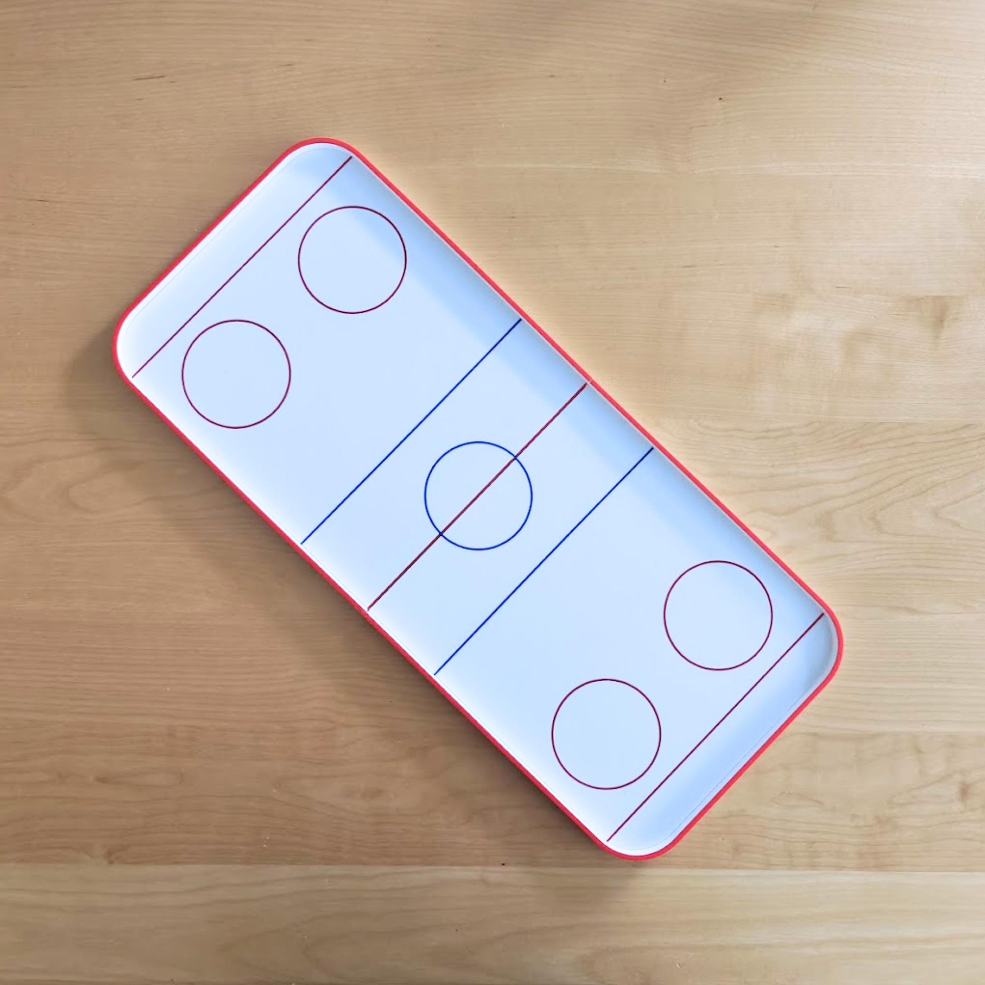 Miniature Hockey Field 1:140 Scale, 3D Printed Rink Model, Sports ...