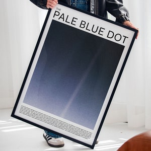 Pale Blue Dot NASA Poster: Cosmic Art Print (digital Download) - Etsy