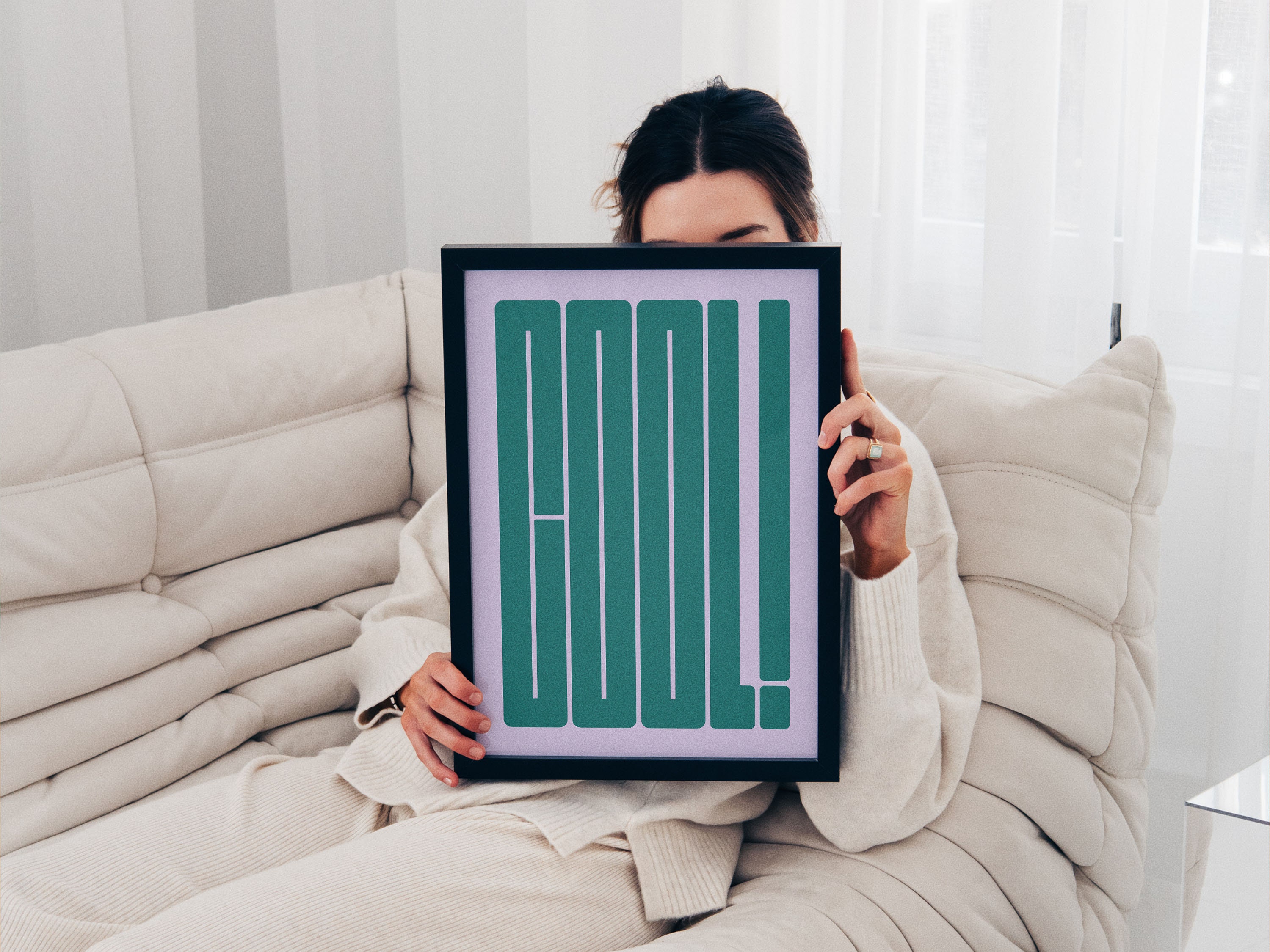 Cool Typography Art, Bold Text Poster, Modern Print, Hip Wall Decor ...