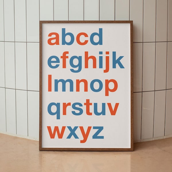 Cool Typography Art, Bold Text Poster, Modern Print, Hip Wall Decor ...