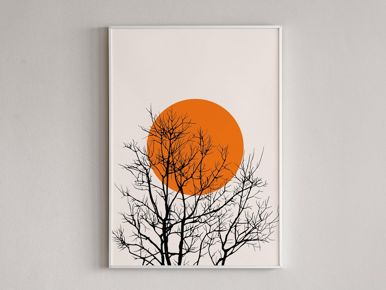 Minimalist Sunset Poster, Set of 3 Prints, Neutral Wall Art, Abstract ...